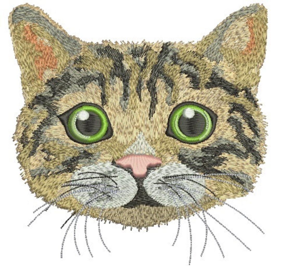 Cat Design Machine Embroidery Design - Etsy