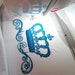 Big Crown and Pattern Machine Embroidery Design Instantly Download - Etsy