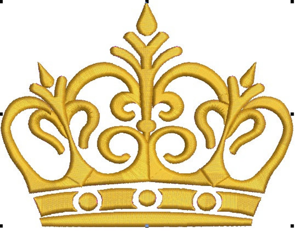 Crown Machine Embroidery Designs Instantly Download - Etsy