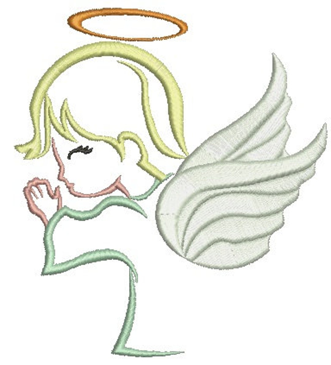 Baby Angel Wings / Little Angel Machine Embroidery Design - Etsy