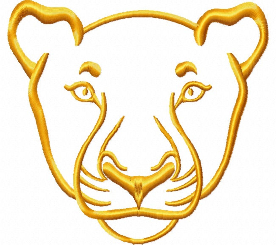 Puma Machine Embroidery Design Instantly Download | Etsy