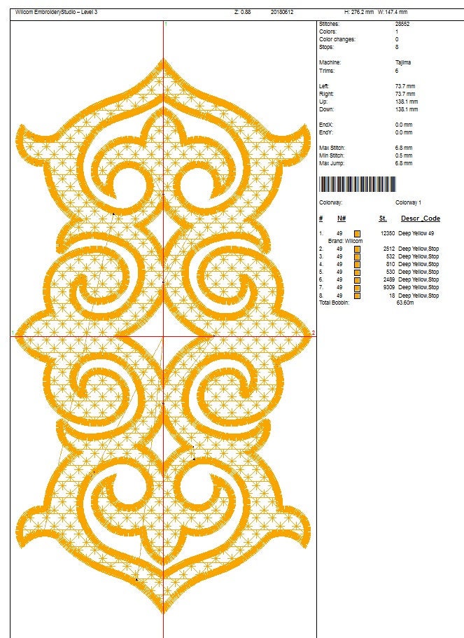 Oriental pattern Machine Embroidery Designs instantly | Etsy