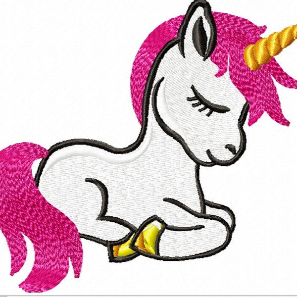 Unicorn Head Embroidery Design - Etsy