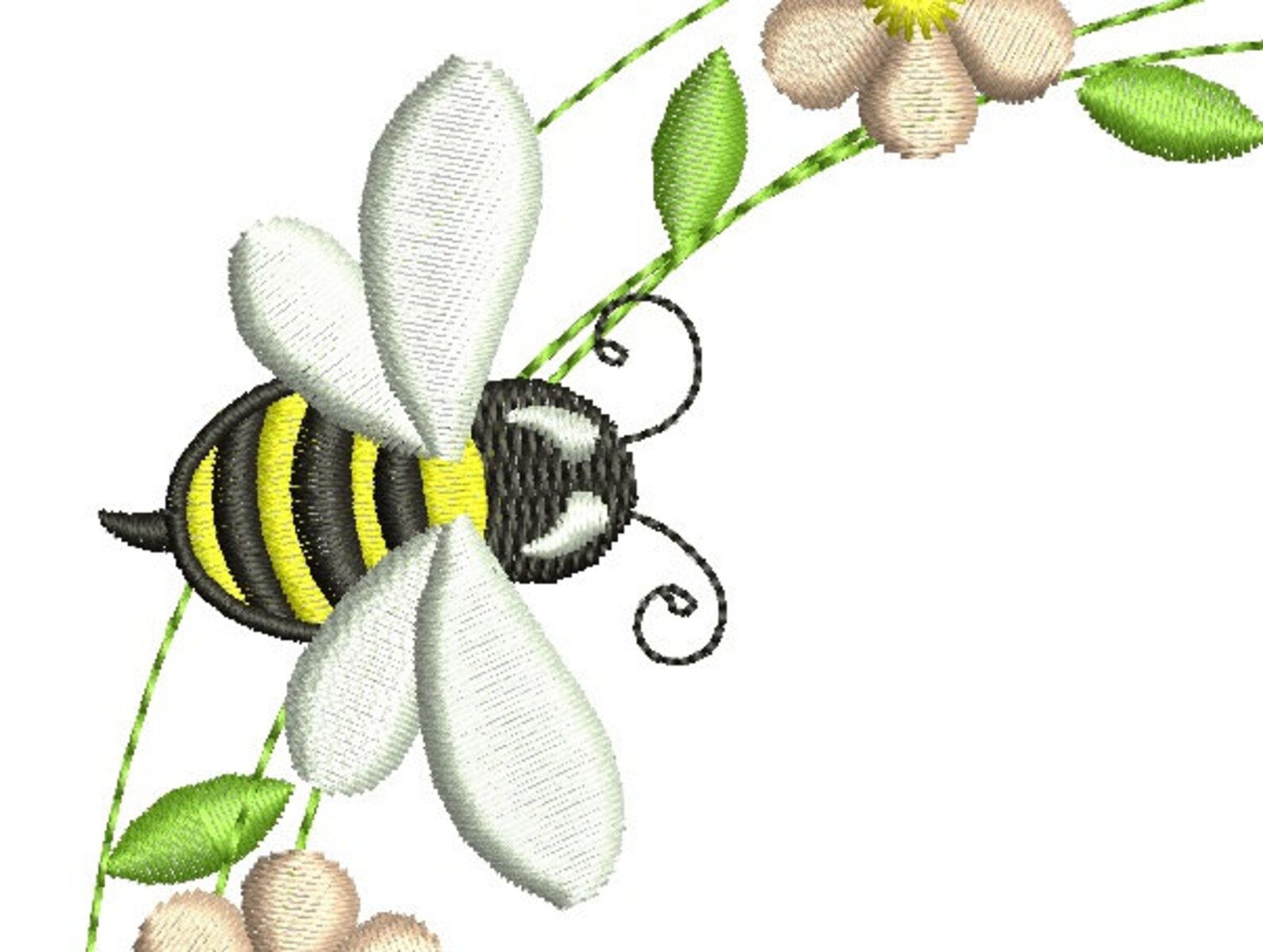 Bee and Round Monogram Frame / Monogram Frame Machine - Etsy