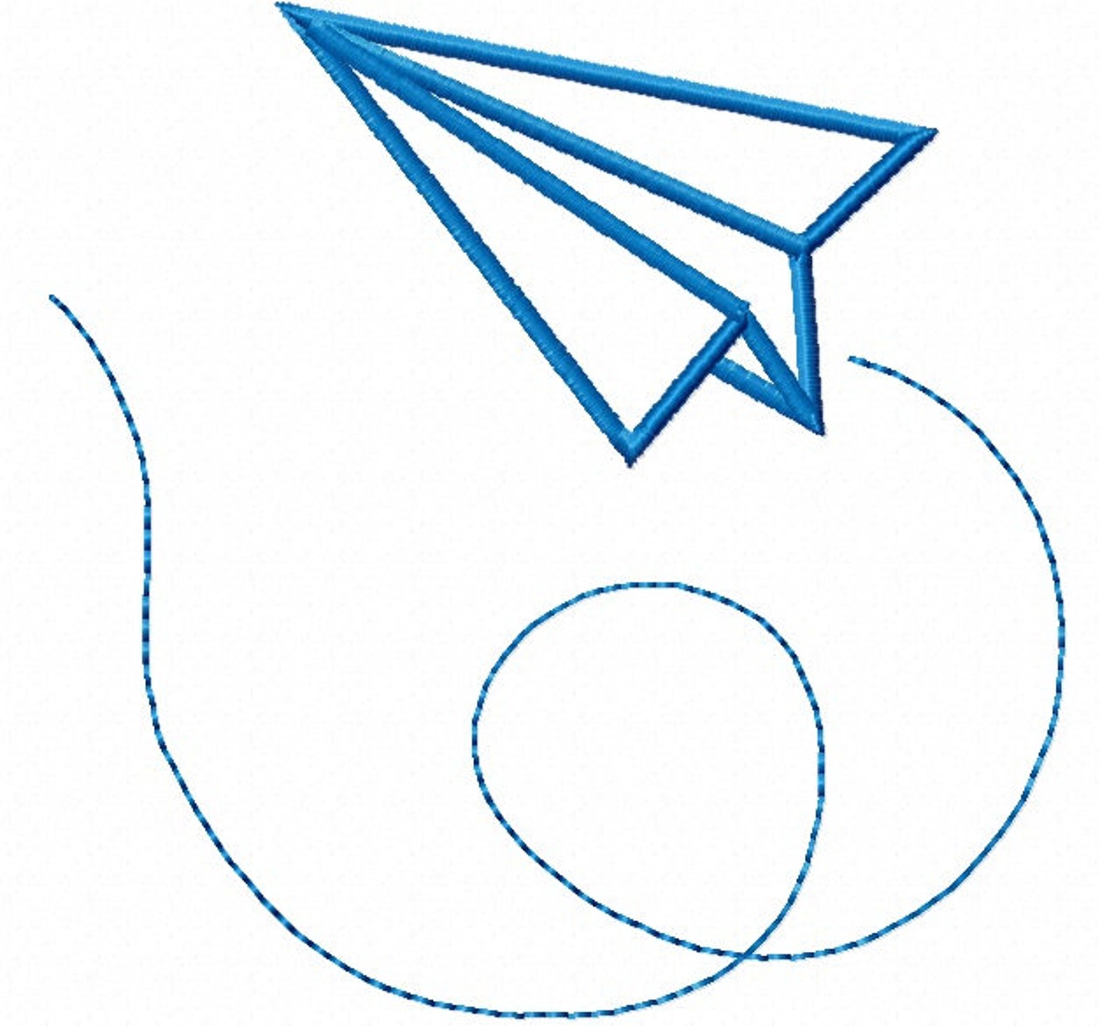 Paper Airplane Machine Embroidery Designs Instantly Download - Etsy