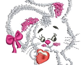 Cute Bunny Machine Embroidery Designs Instantly Download | Etsy