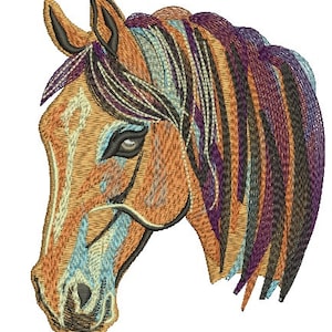 Horse Design Machine Embroidery Design - Etsy