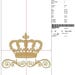 Big Crown and Pattern Machine Embroidery Design Instantly Download - Etsy