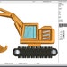 Excavator Design Machine Embroidery Design - Etsy