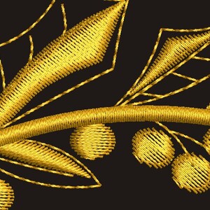 Gold Round Monogram Frame / Monogram Frame Machine Embroidery Design - Etsy