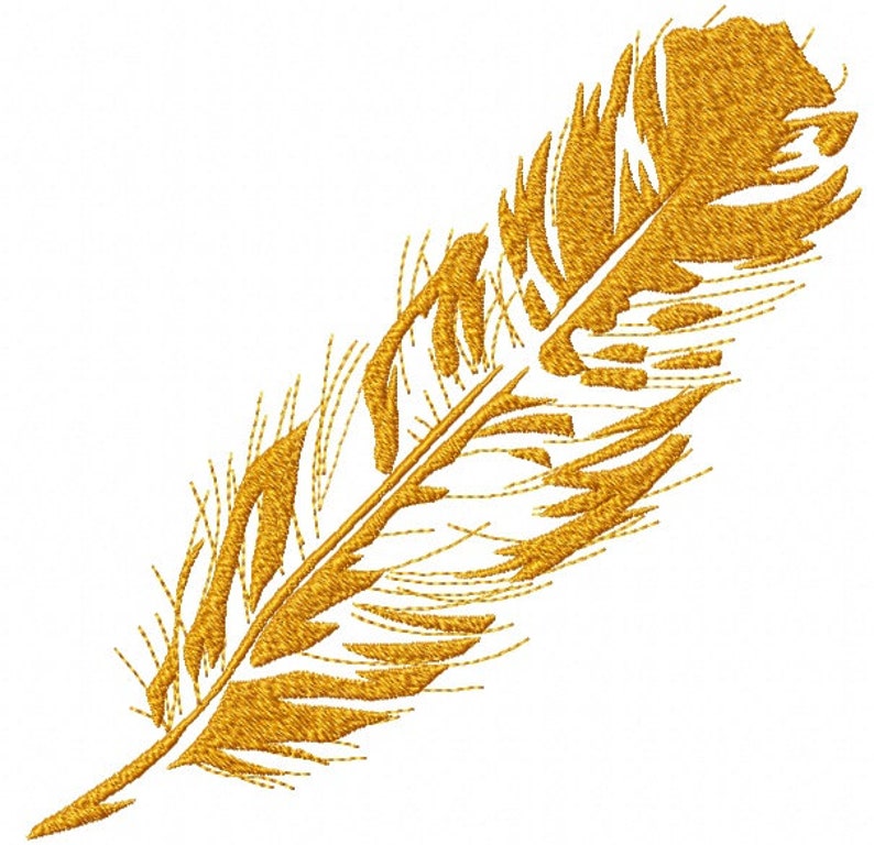 Feather Embroidery Design / Pen Machine Embroidery Designs - Etsy