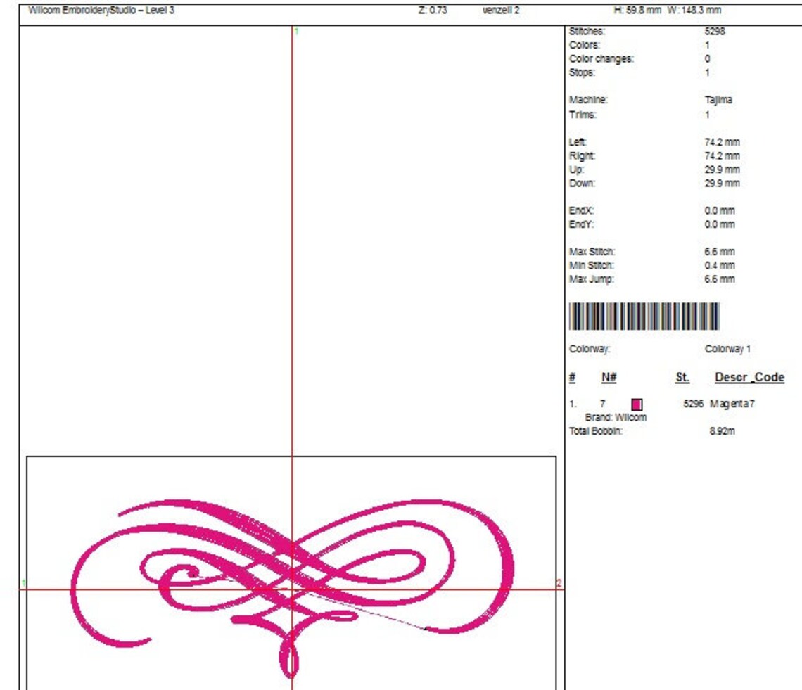 Monogram Pattern Machine Embroidery Design - Etsy