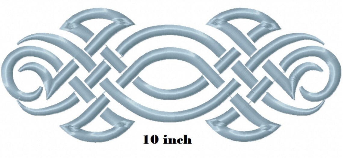 Celtic Pattern Machine Embroidery Design Instantly Download - Etsy