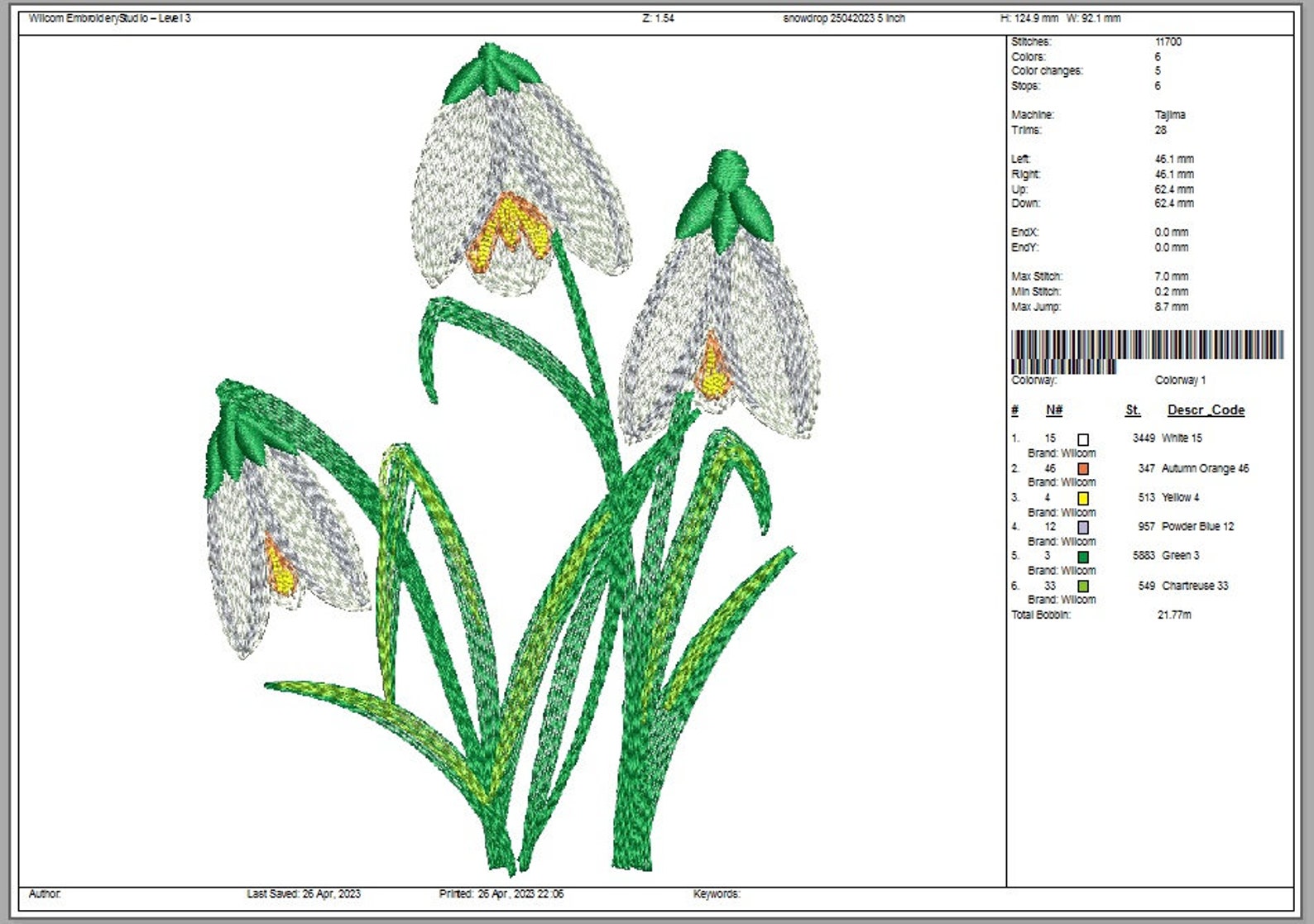 Snowdrop Machine Embroidery Designs Instantly Download It is - Etsy