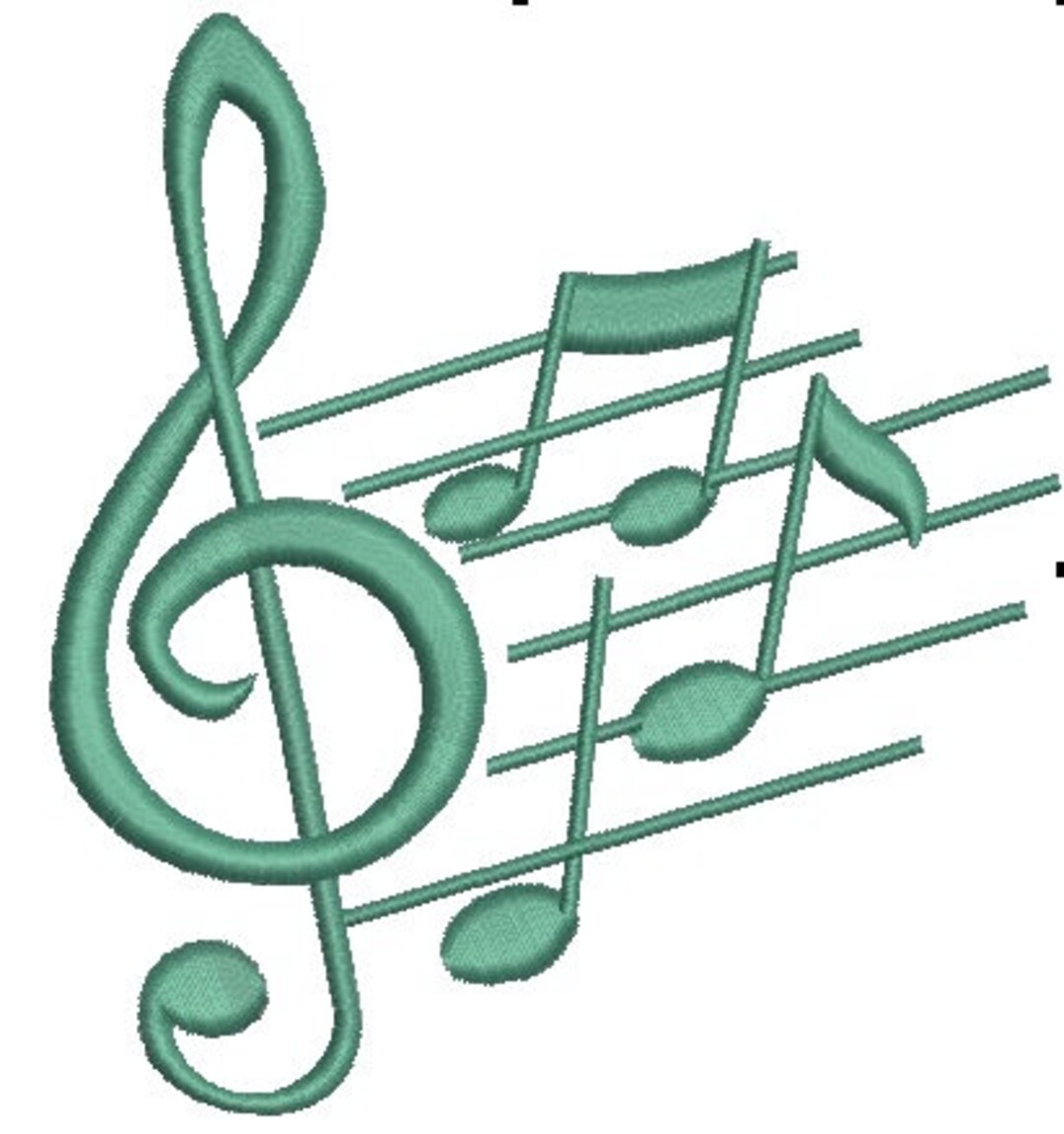 Musical Notes, Music, Notes Machine Embroidery Designs, Instantly ...