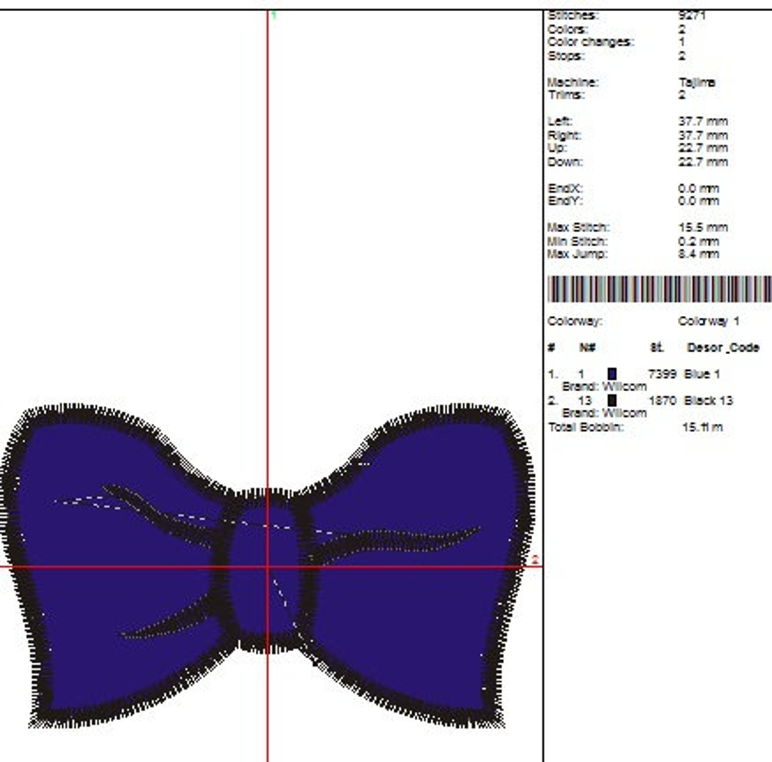Bow Tie Machine Embroidery Design Instantly Download | Etsy