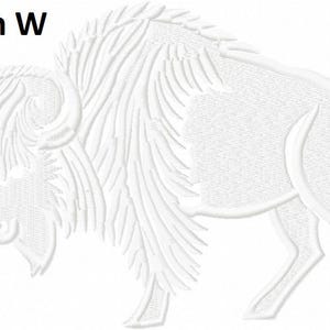 Buffalo Bison Machine Embroidery Designs, Instantly Download - Etsy