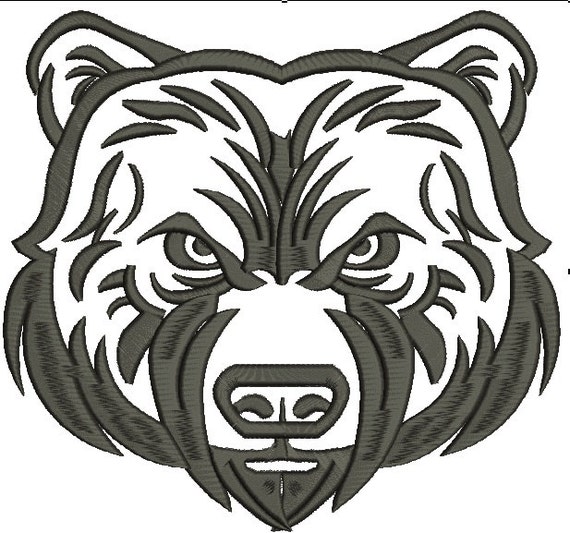 Bear Machine Embroidery Design Instantly Download - Etsy