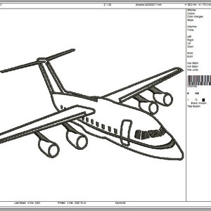 Airplane / Aircraft Machine Embroidery Design - Etsy