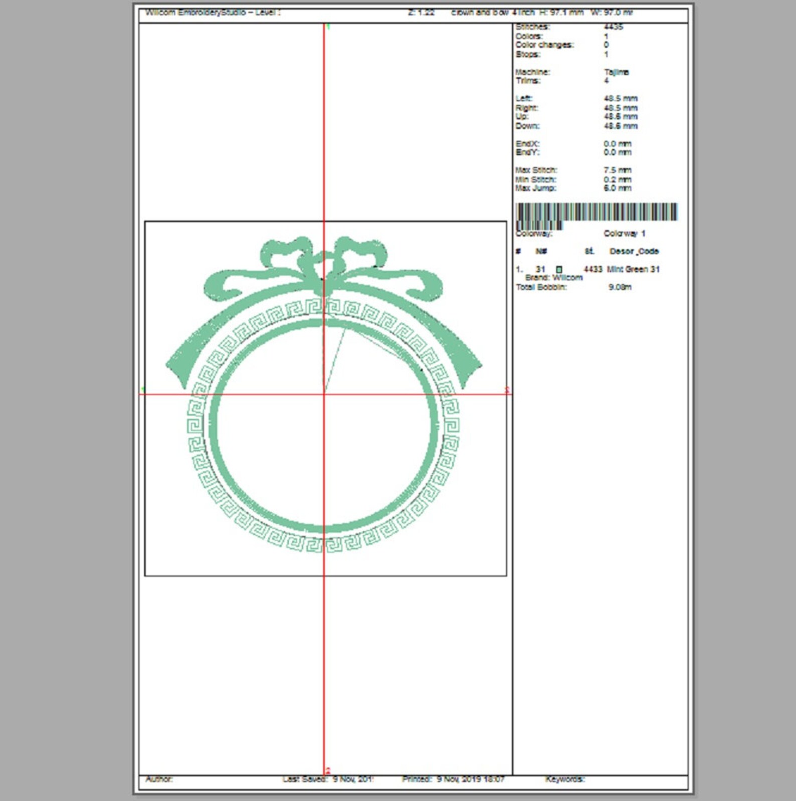Crown and Bow Monogram Frame / Monogram Frame Machine - Etsy