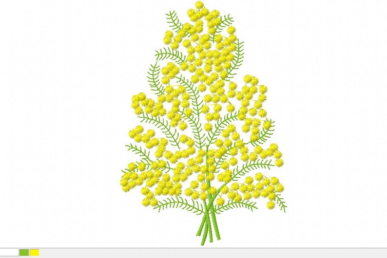 Mimosa Machine Embroidery Designs Instantly Download - Etsy