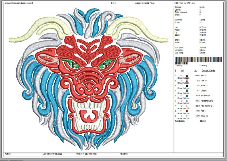 Dragon Machine Embroidery Design Instantly Download - Etsy