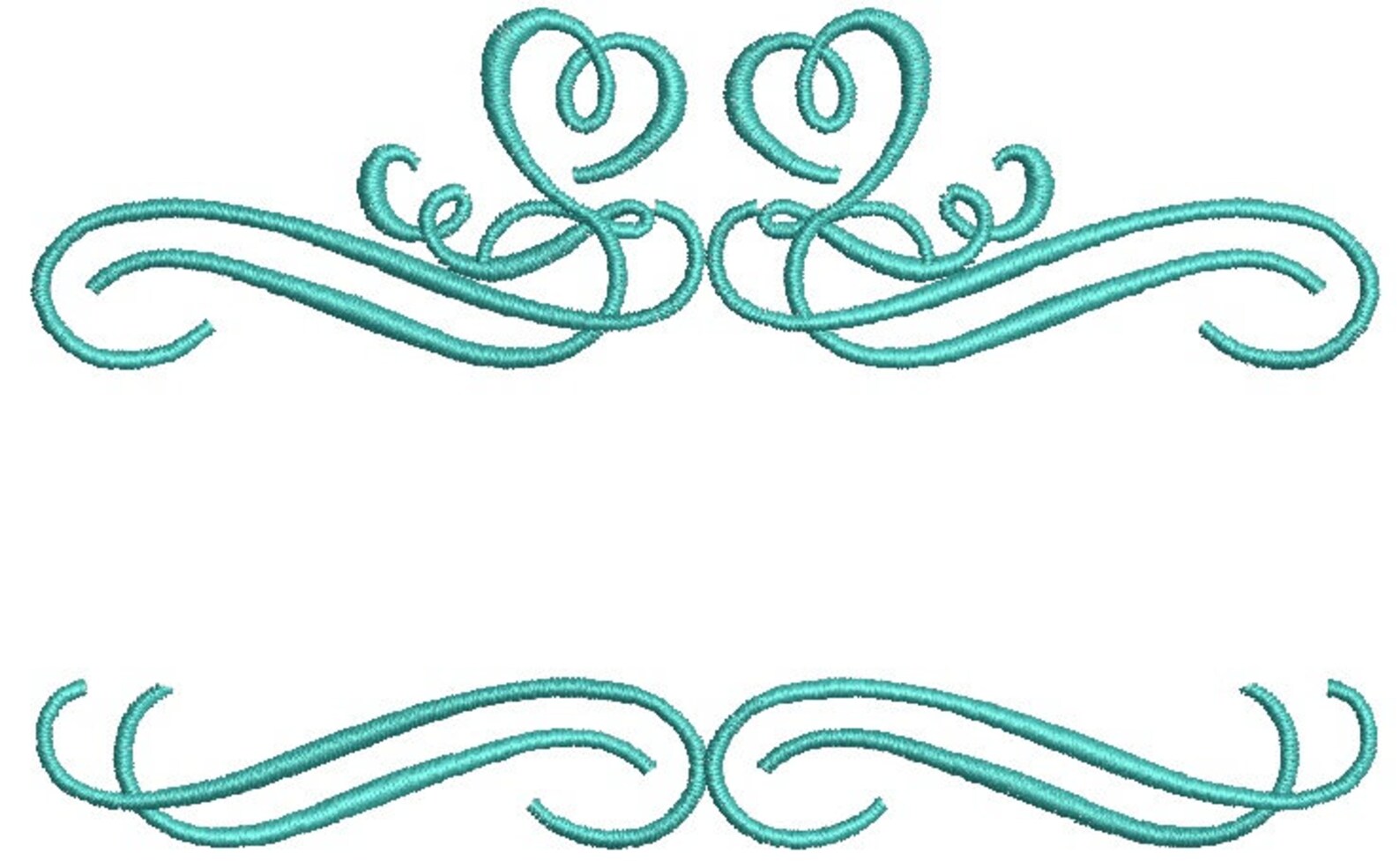 Embroidery Border Name Frame Openwork Wedding Monogram Machine ...