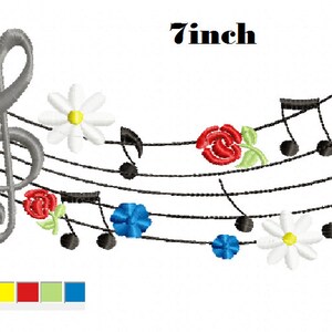 Musical Notes, Music, Notes Machine Embroidery Designs, Instantly ...