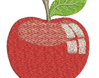 Apple Monogram Dressing Mini Machine Embroidery Digital Design File - Etsy