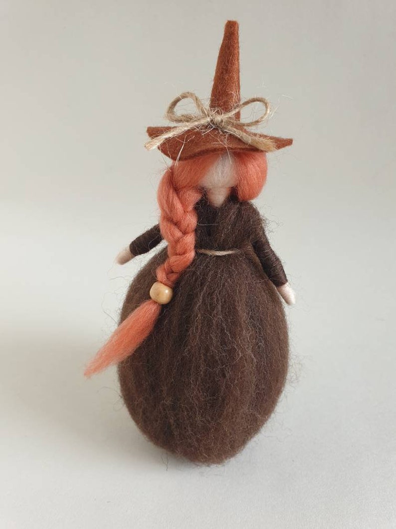 Needle felt witch Harvest witch Halloween Autumn Fall | Etsy