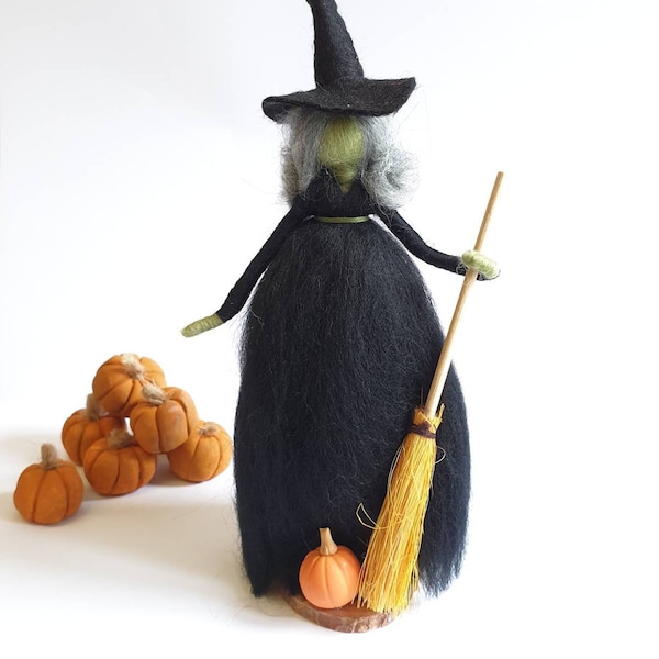 Needle Felted Witch - Etsy