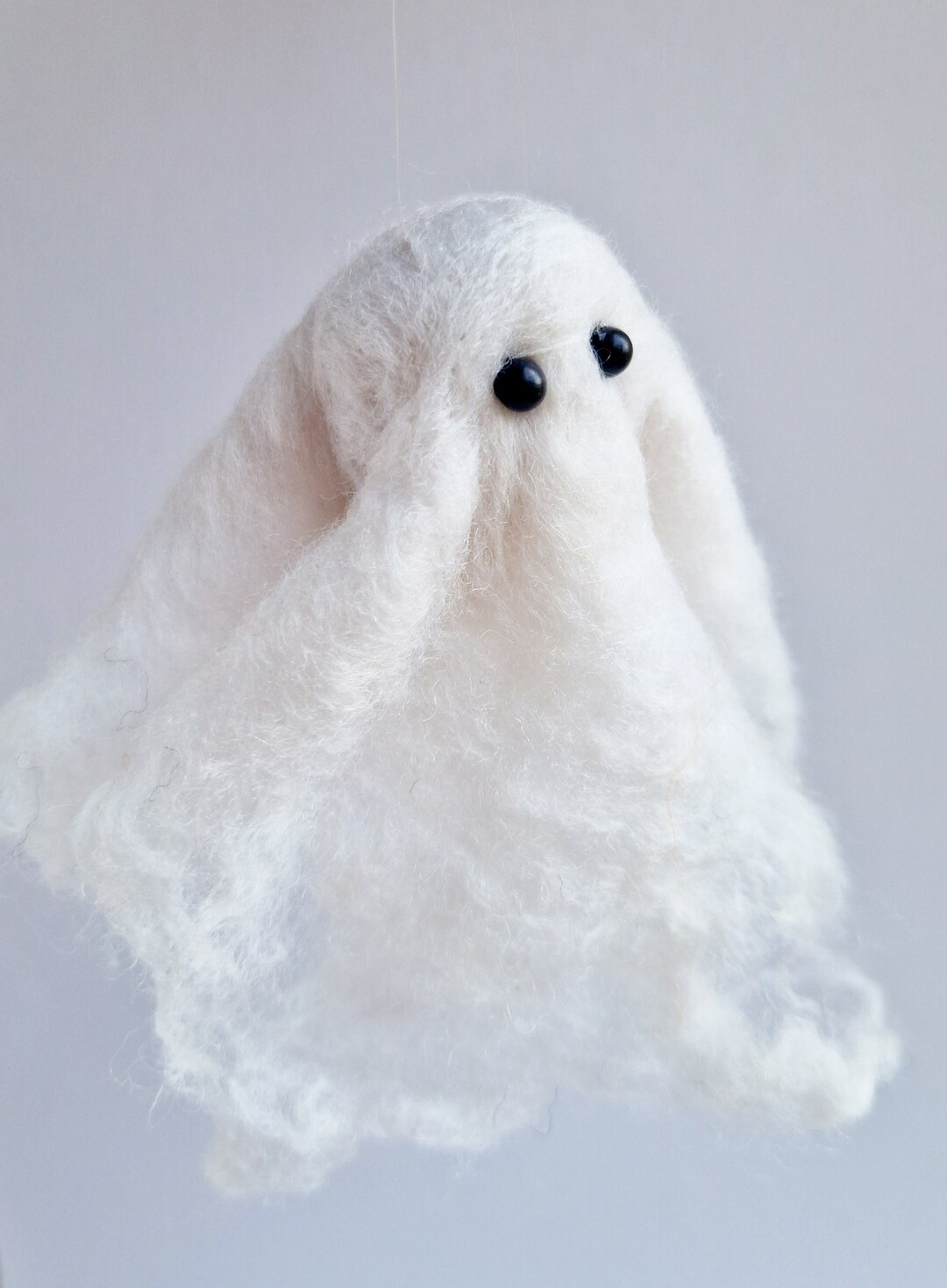 Little Ghost, Needle Felt Ghost, Pocket Ghost, Ghost Ornament ...