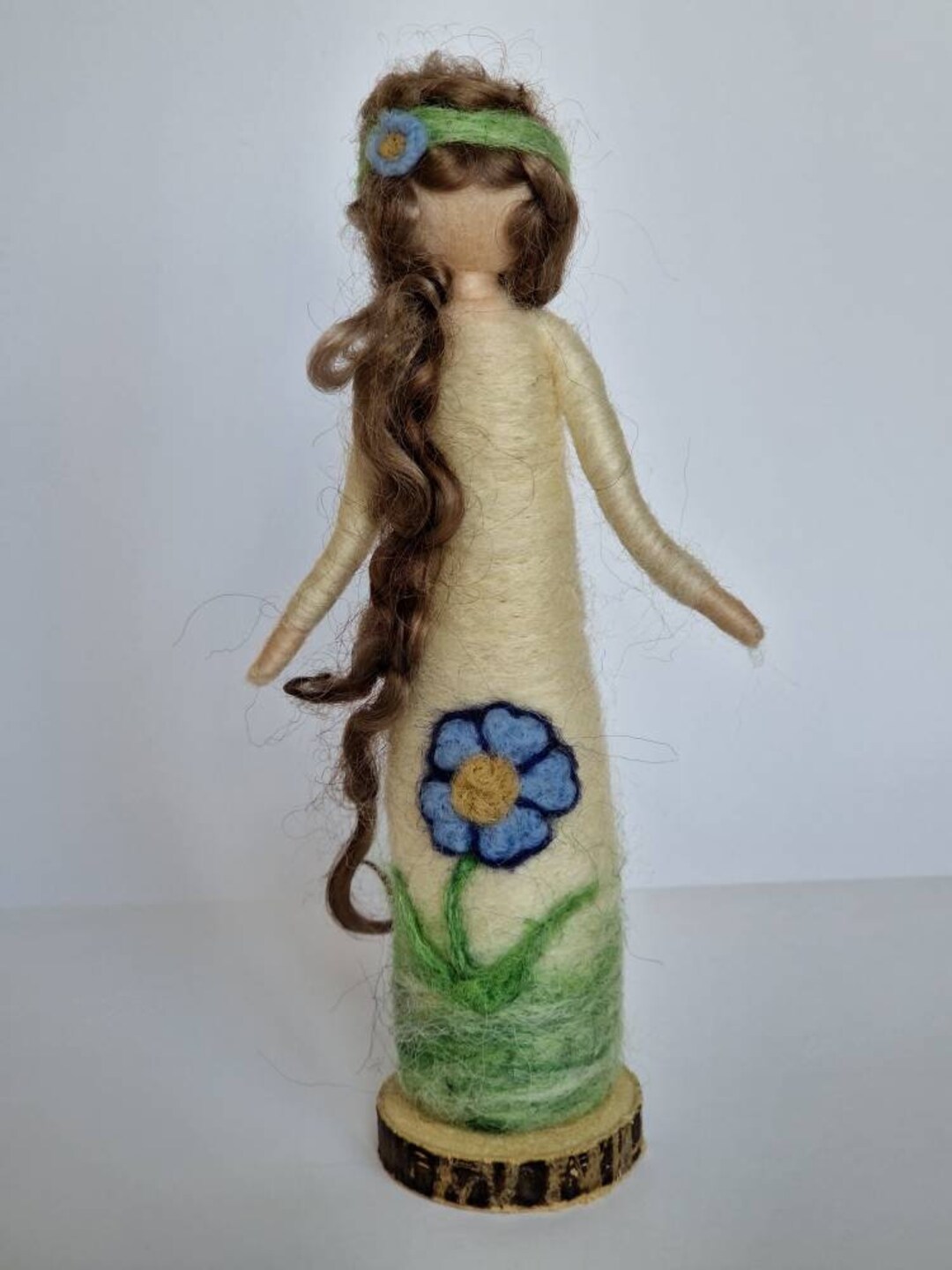 Handmade Doll, Needle Felt Dolls, Needle Felt Fairy, Flower Fairy, Doll ...