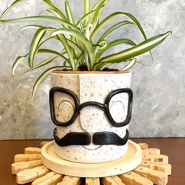 Face Planter With Glasses - Etsy