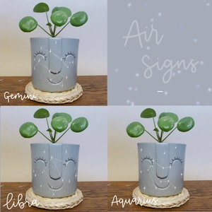 Handmade Star Sign Pot, Constellation Pot, Astrology Star Plant Pot ...