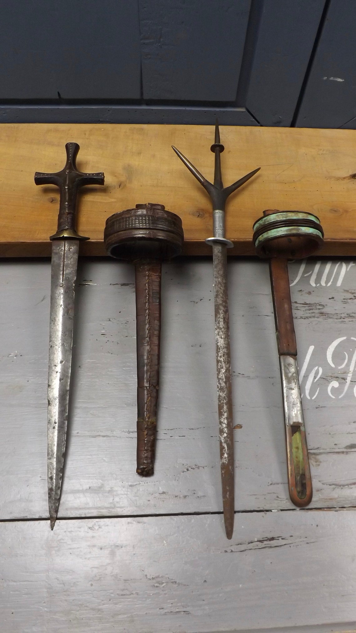 Vintage Tuareg Berber Arm Swords & Scabbards North African X2 | Etsy