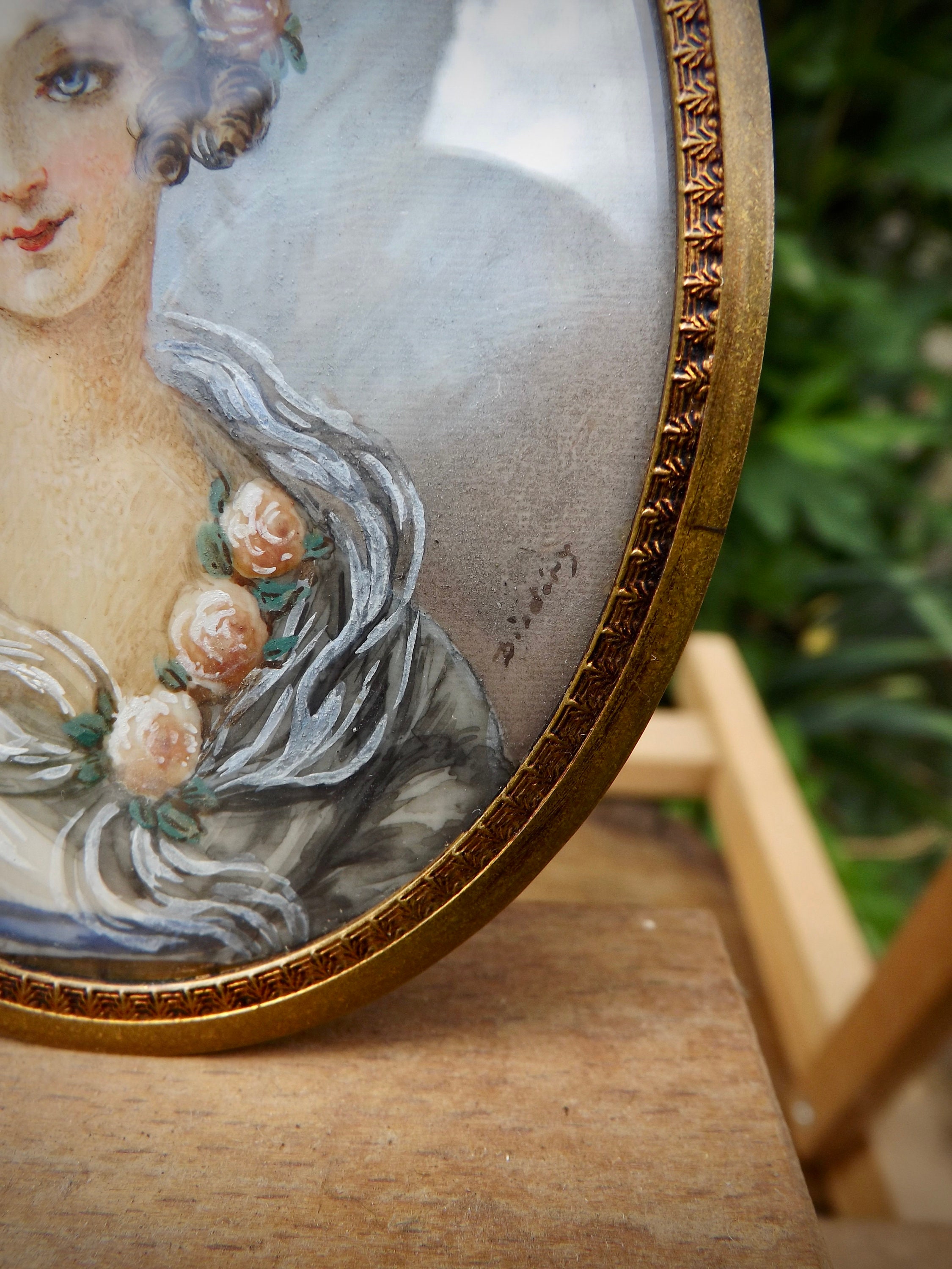 Antique French Miniature Painting on Ivory C1850 Signed disdery - Etsy