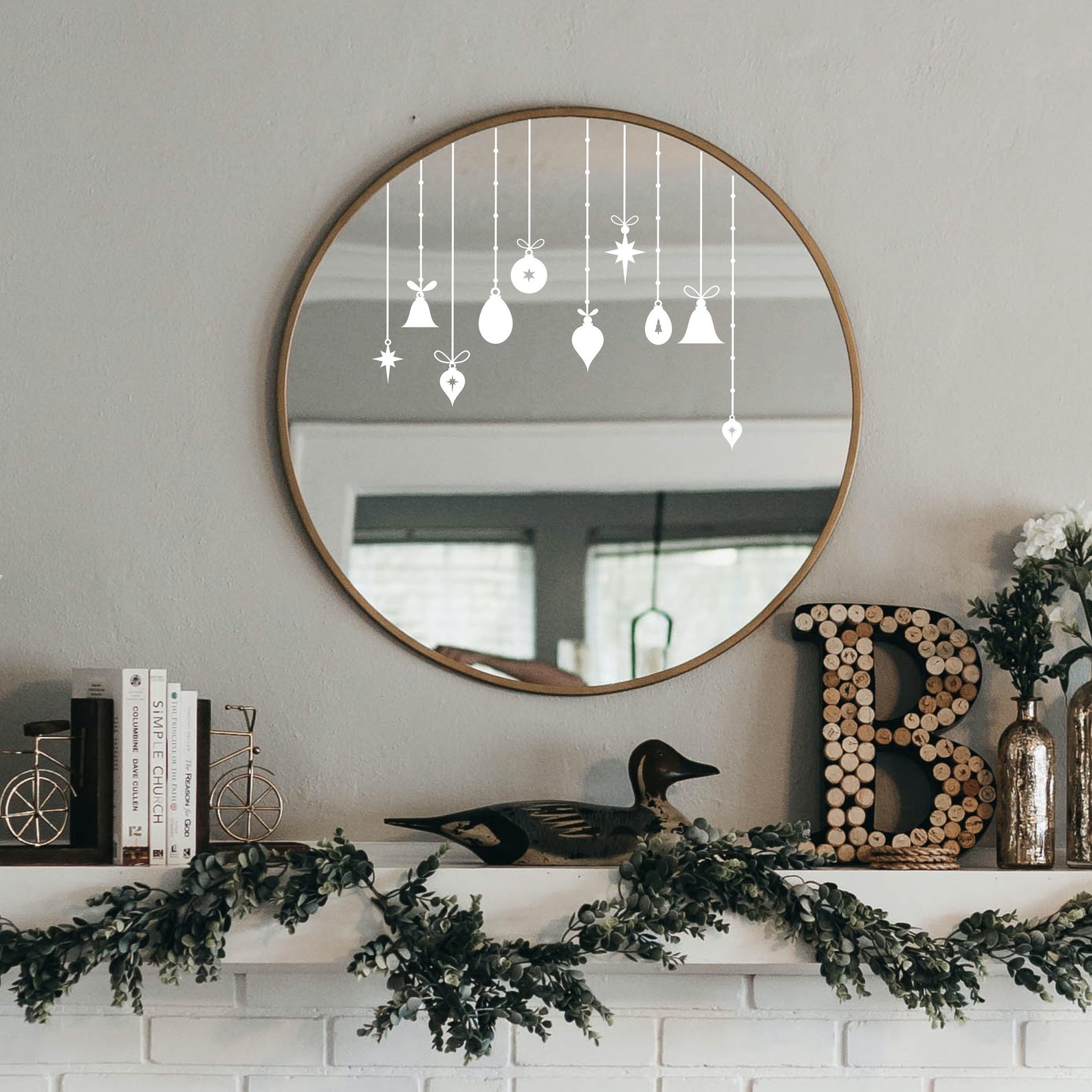 Christmas Bauble Window Decals Christmas Decorations for - Etsy UK