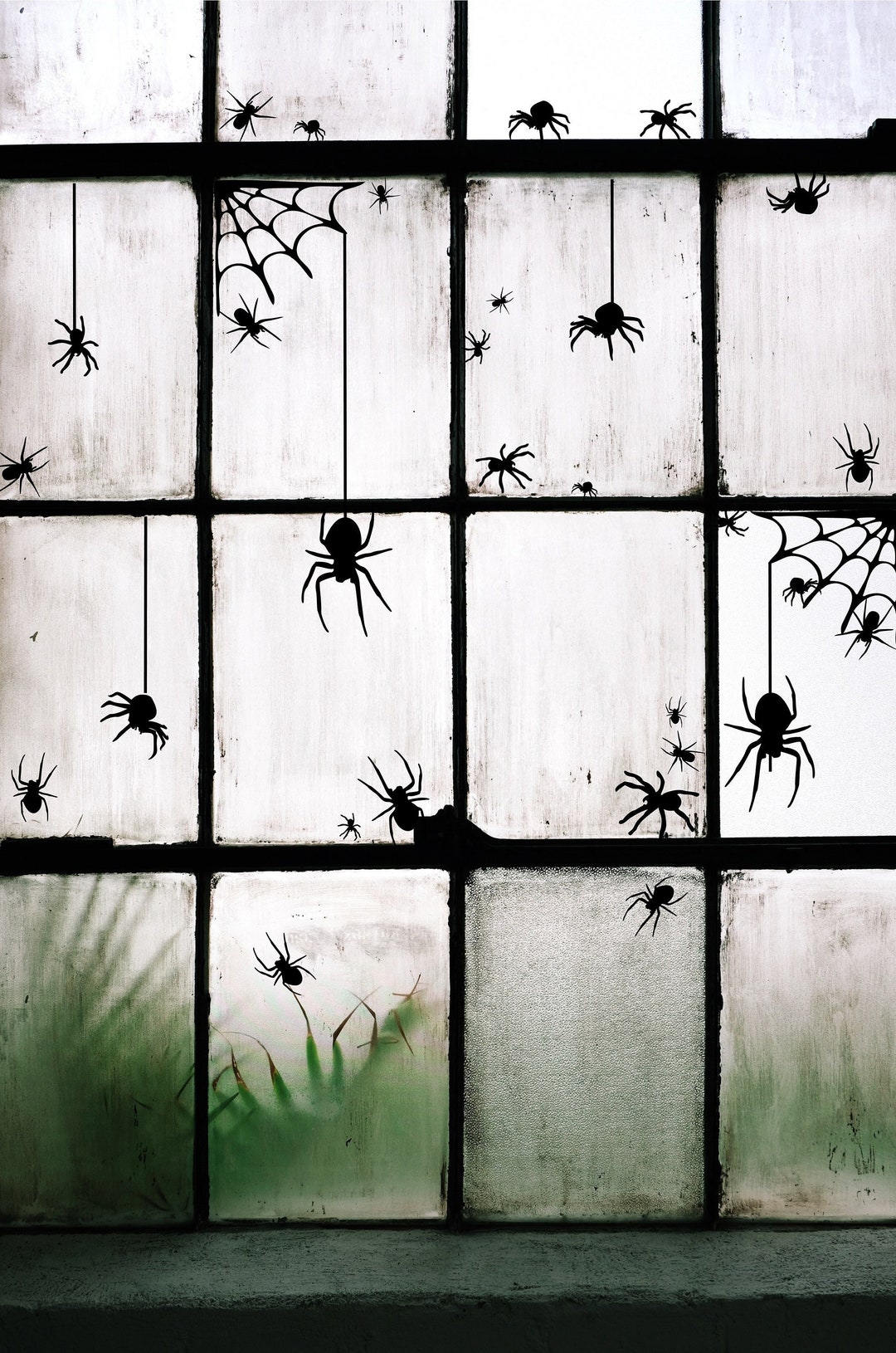 Spider Halloween Window Stickers, Spooky Season Decor, Creepy Scary ...