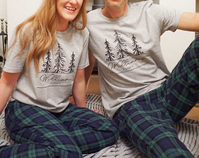 His and Hers Matching Pyjamas, Matching Couples Pyjamas, His and Hers ...