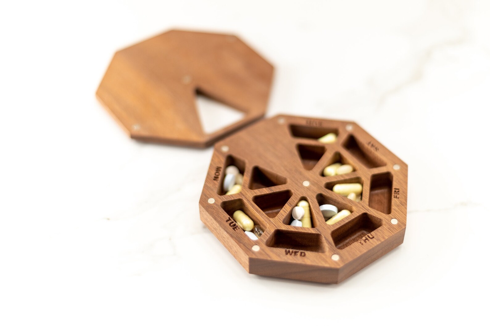 Octabox. Vitamin & Pill Dosage Box in Sustainable American - Etsy