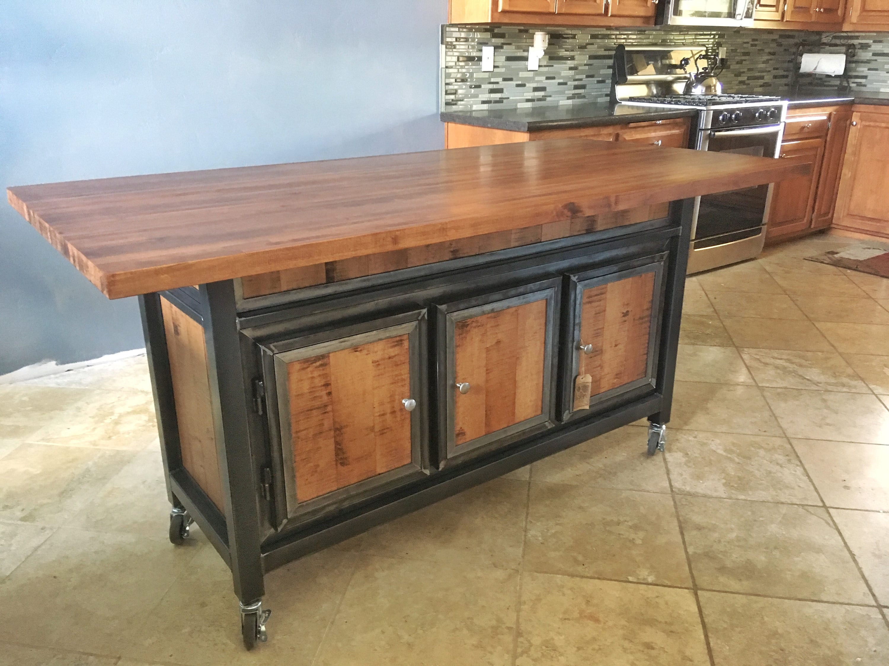 Custom Kitchen Islands Rustic Dining Tables - Etsy