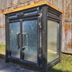 Small Custom Computer Desk, Record Player Stand, Vinyl Record Storage ...