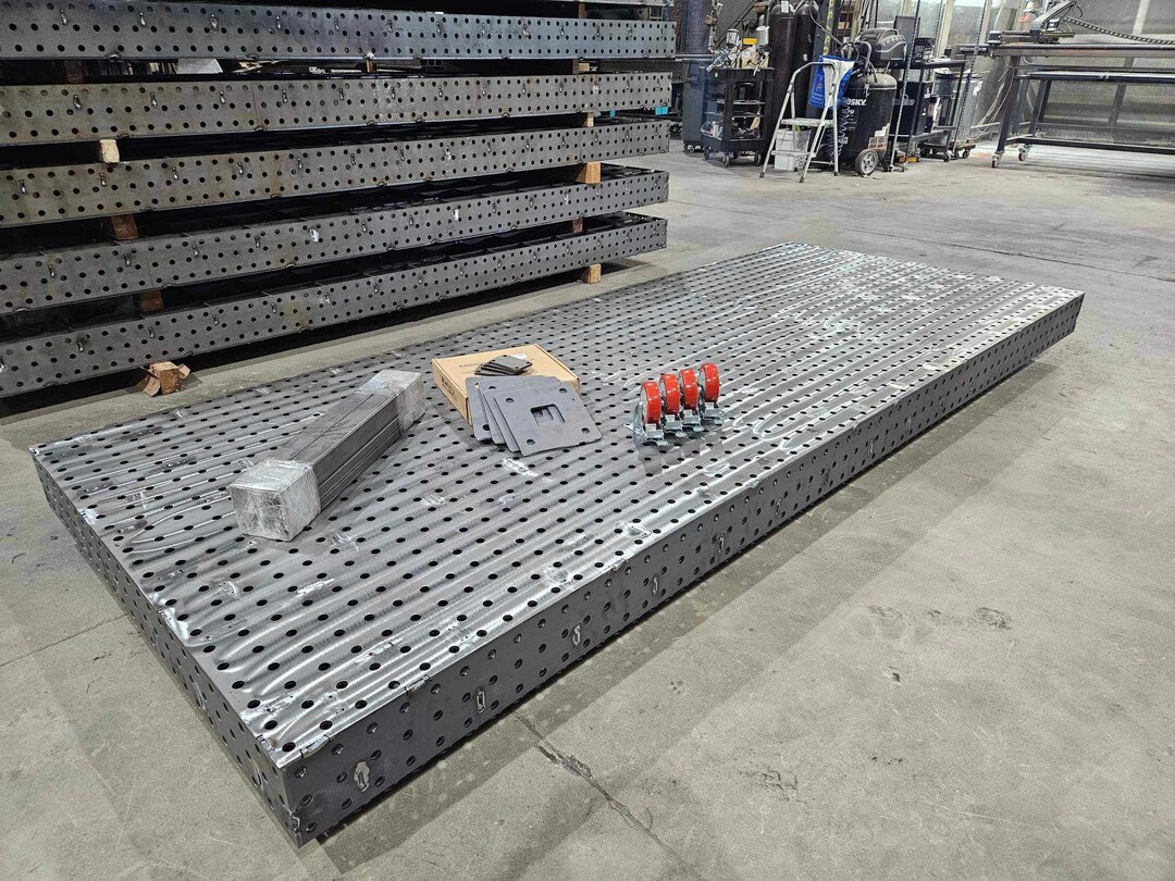 48"x120" Fully Welded/assembled Fabrication Table, Fixture Table, Slot ...