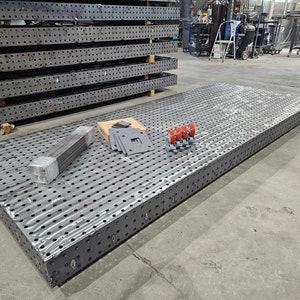 48"x120" Fully Welded/assembled Fabrication Table, Fixture Table, Slot ...