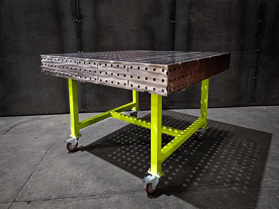 48" X 48" Fully Welded/assembled Fabrication Table, Fixture Table, Slot ...