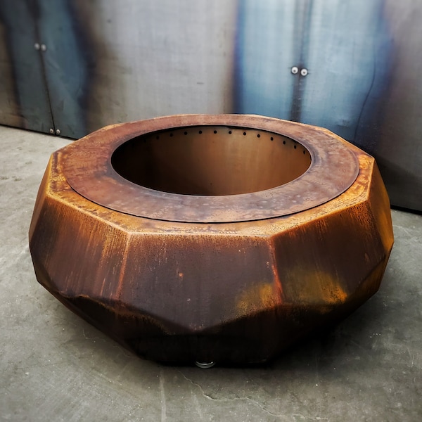 Steel Fire Pit - Etsy