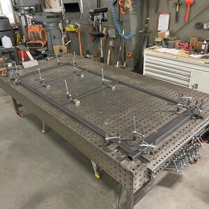 60"x120" Fully Welded/assembled Fabrication Table, Fixture Table, Slot ...