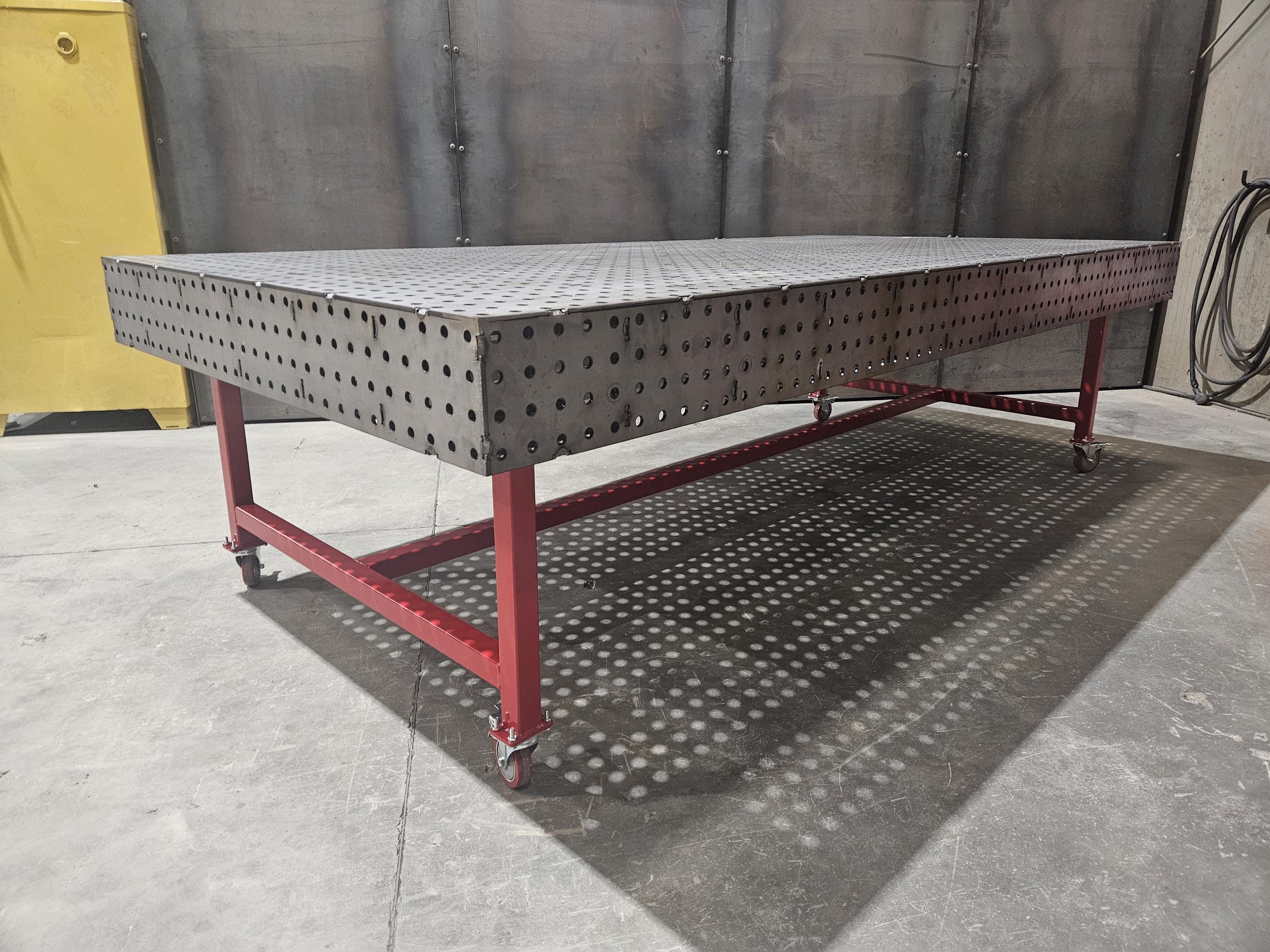 60"x120" Fully Welded/assembled Fabrication Table, Fixture Table, Slot ...