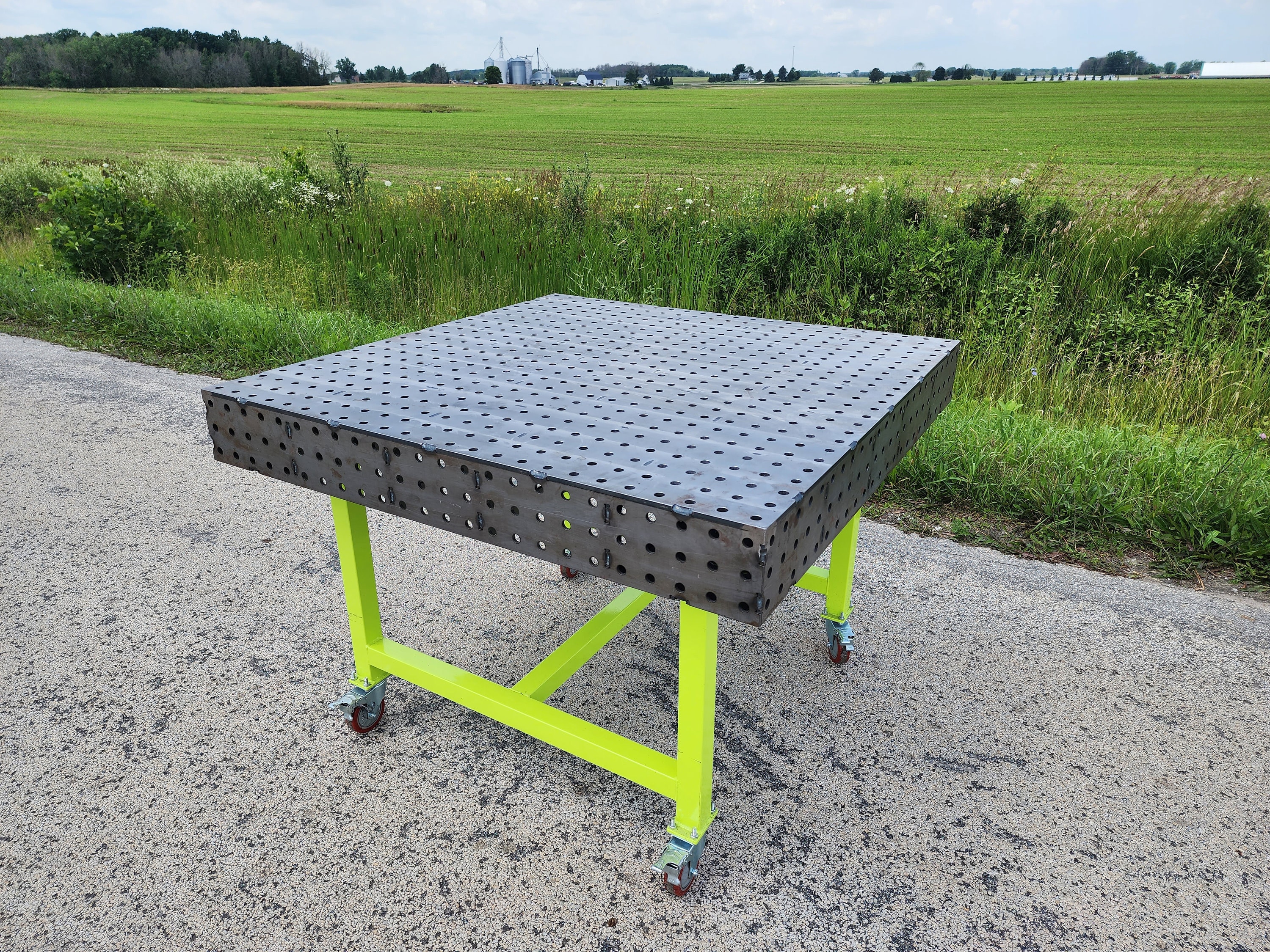 48" X 48" Fully Welded/assembled Fabrication Table, Fixture Table, Slot ...